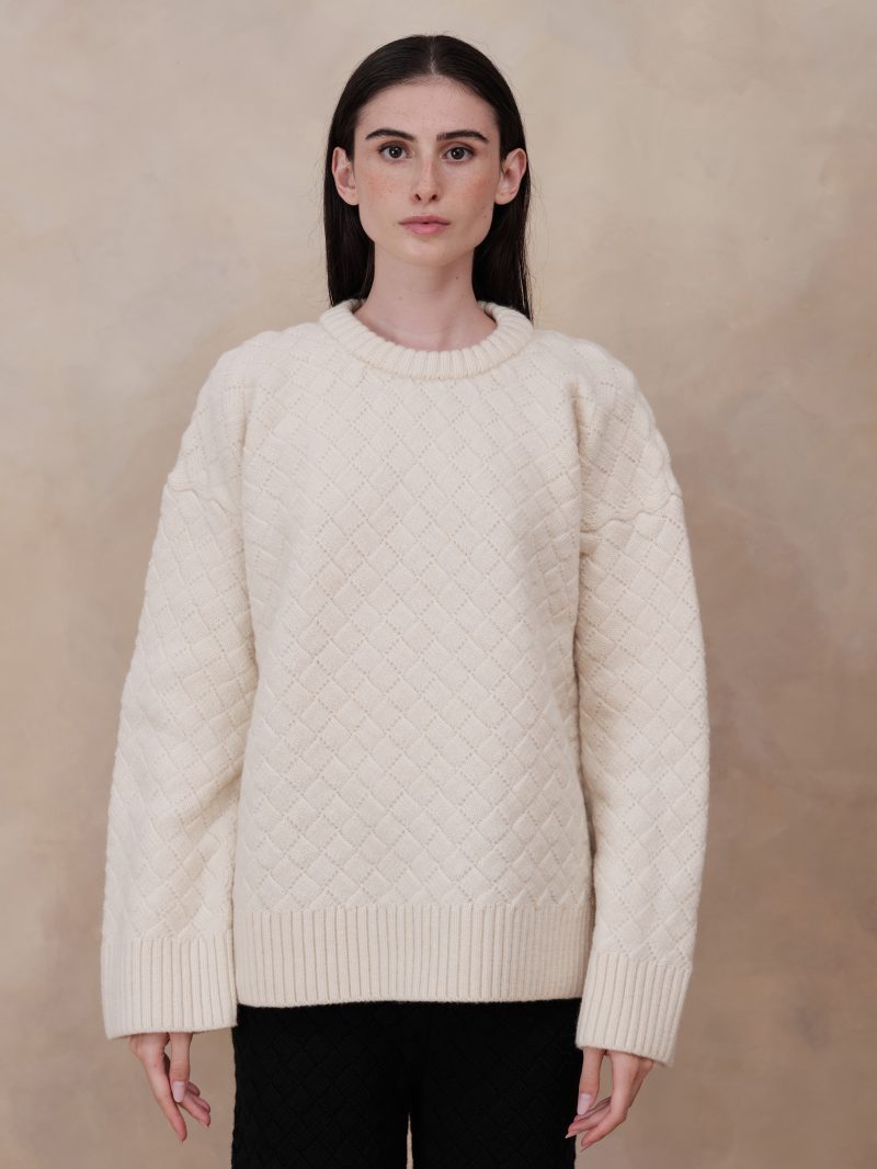 “To Infinity” Sweater - AmiAmalia Luxury Knitwear