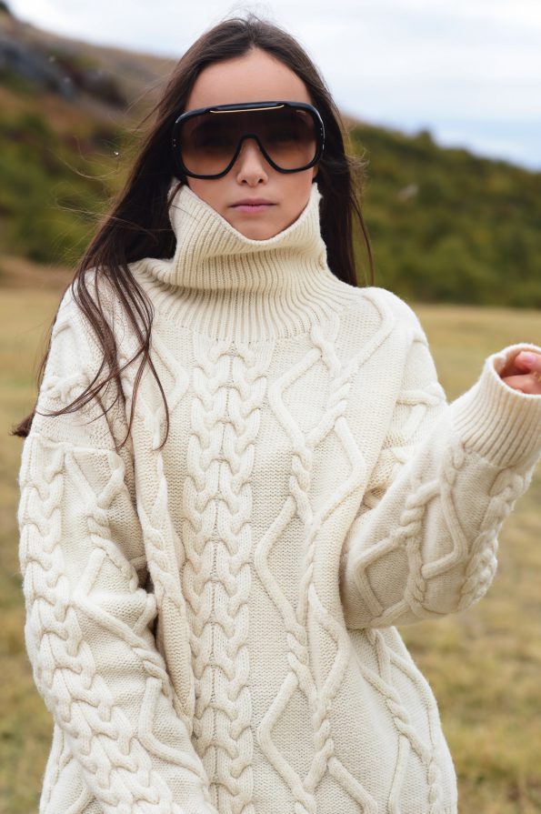 “To Infinity” Sweater - AmiAmalia Luxury Knitwear