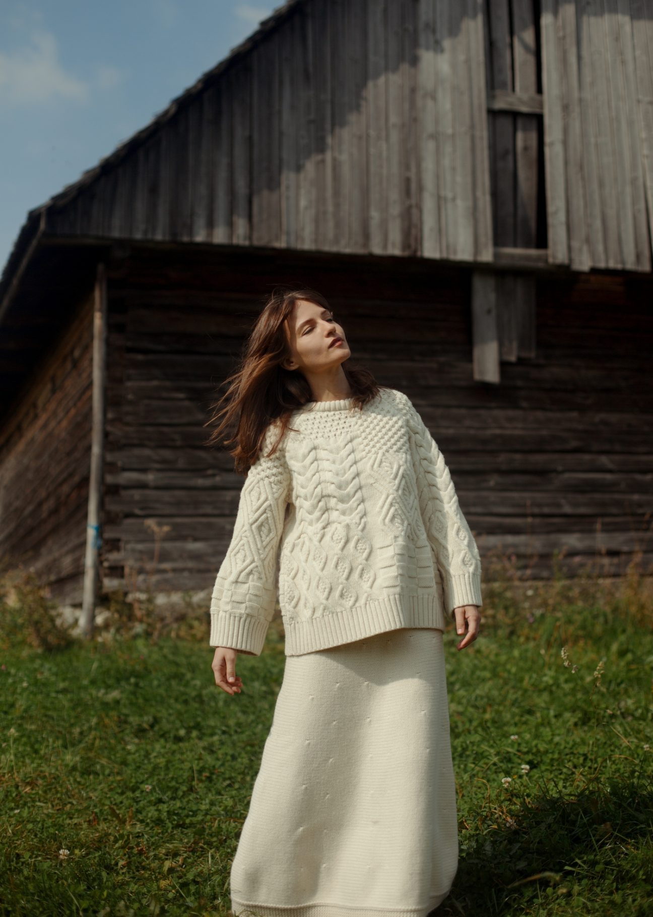 Knitted Structures Sweater - AmiAmalia Luxury Knitwear