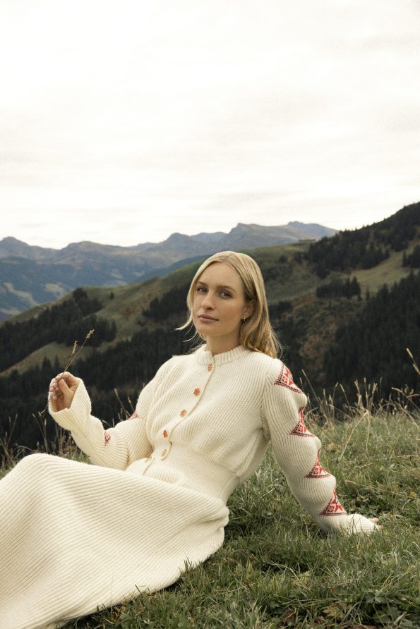 'Romanian Blouse'' Coat - AmiAmalia Luxury Knitwear