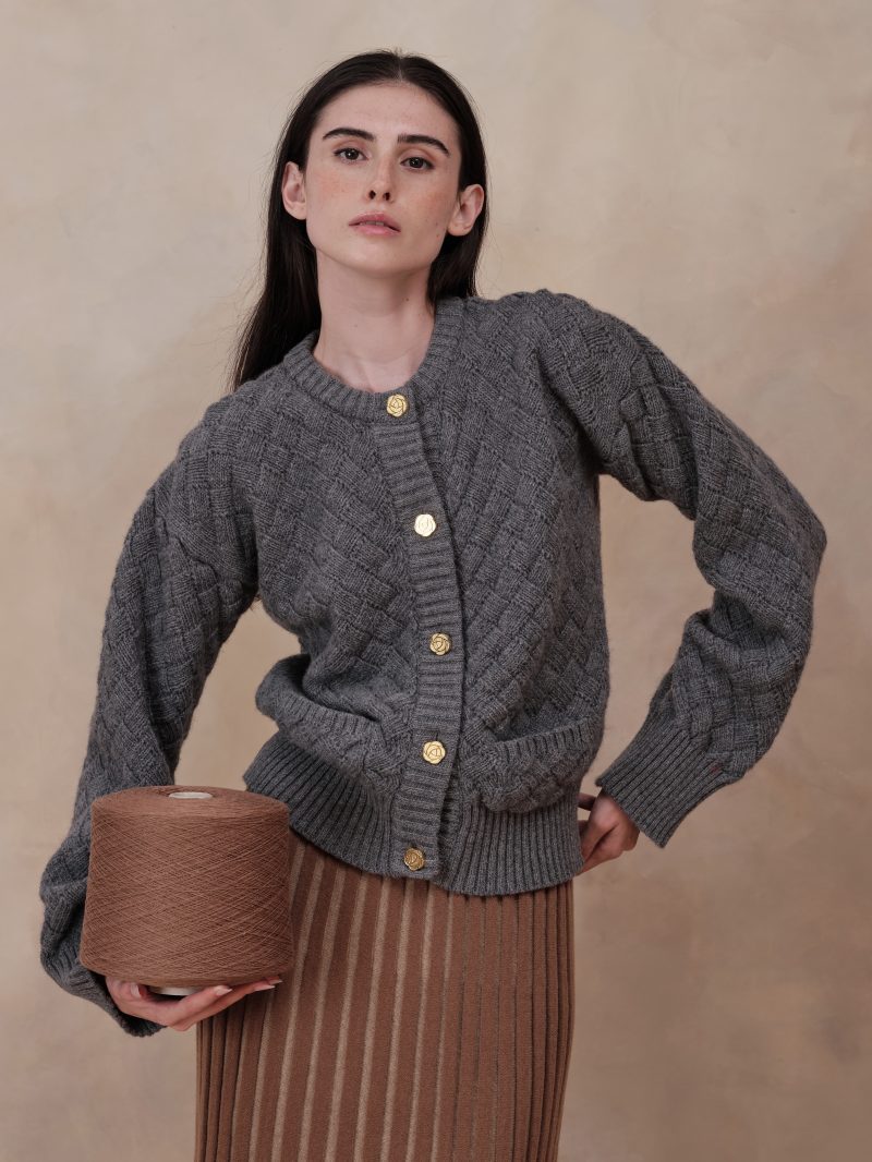 Clouded Squares Jacket, short sleeve edition, Green - AmiAmalia Luxury ...