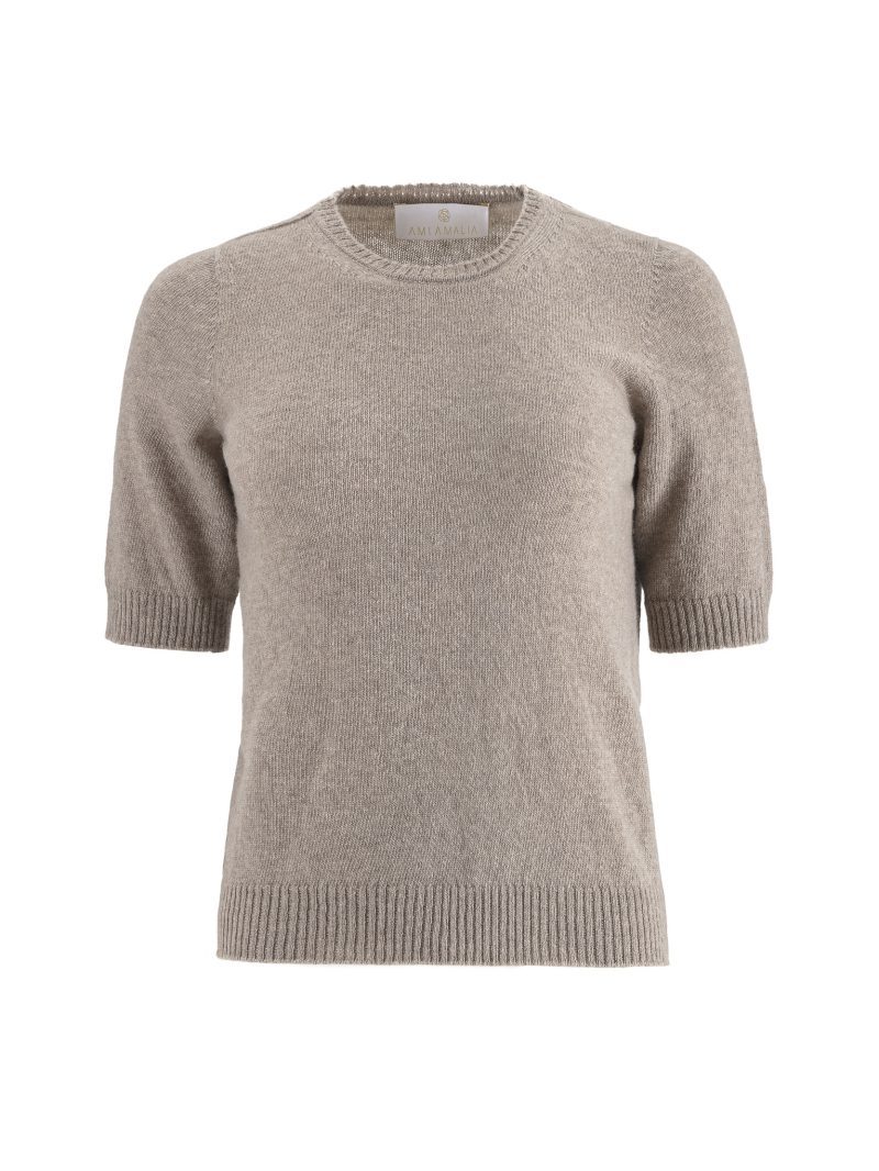 3D Cardigan from Merino, Dark Chocolate - AmiAmalia Luxury Knitwear