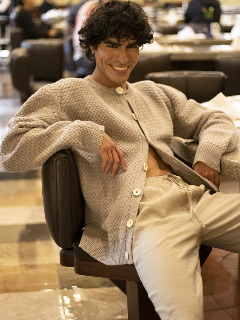 Knitted Structures Sweater - AmiAmalia Luxury Knitwear