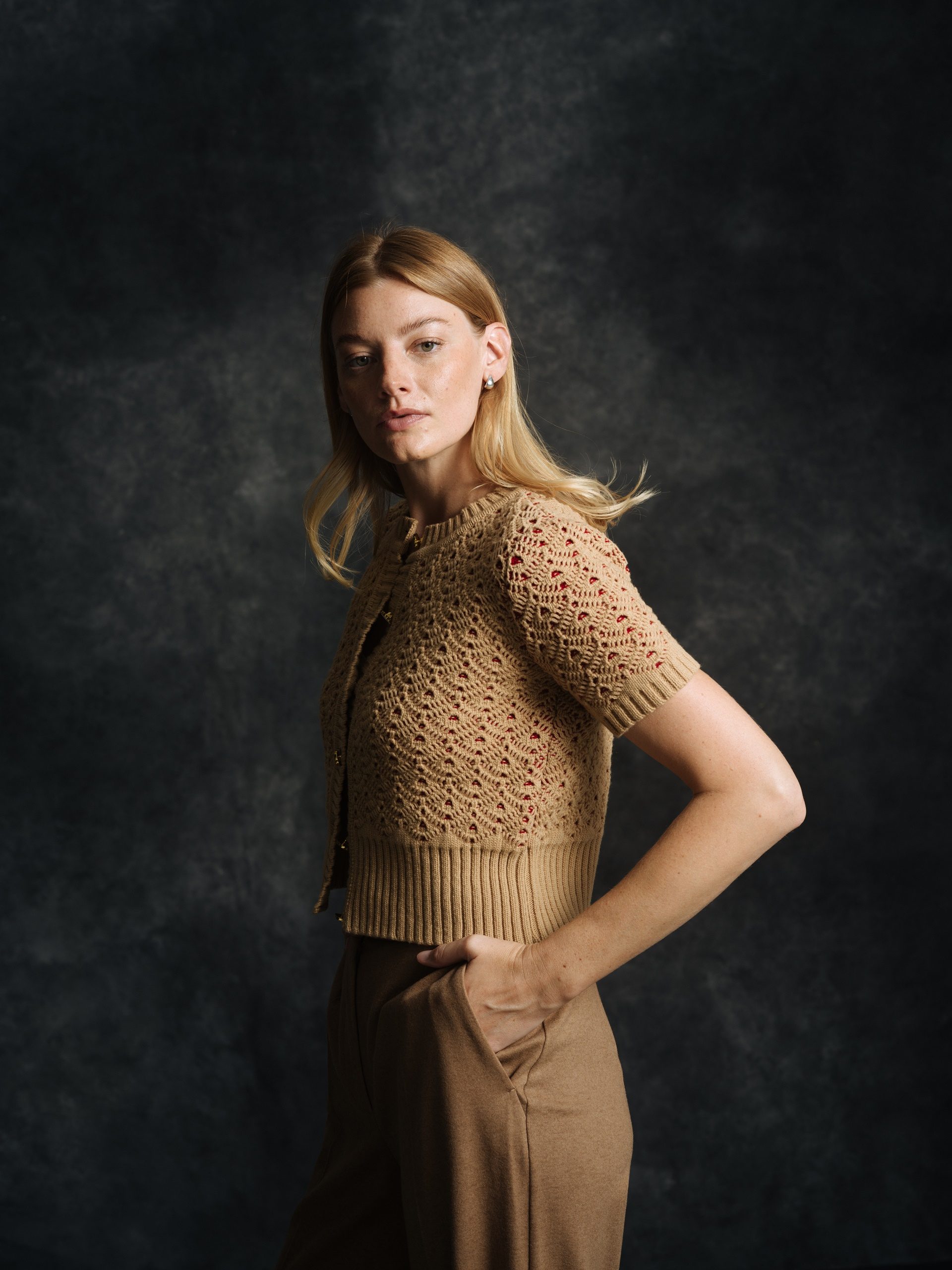 Floating Lace Jacket - AmiAmalia Luxury Knitwear